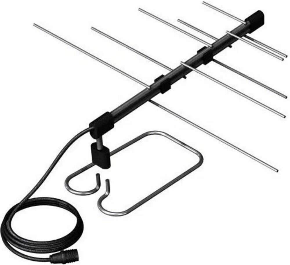 Антенна для телевизора комнатная К132А активная, DVB-T2