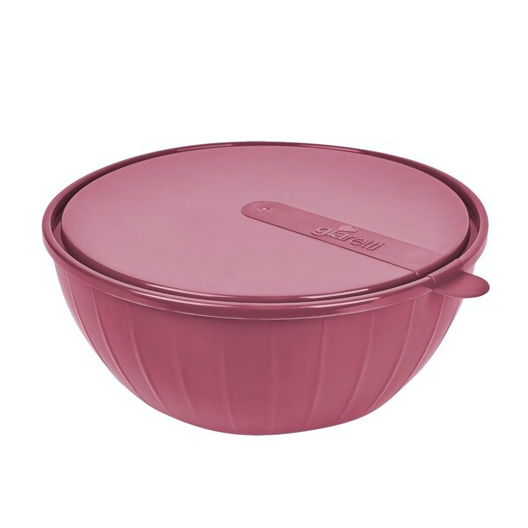 Салатник Sugar&Spice Vanilla 5л с крышкой, брусника, легкий и удобный