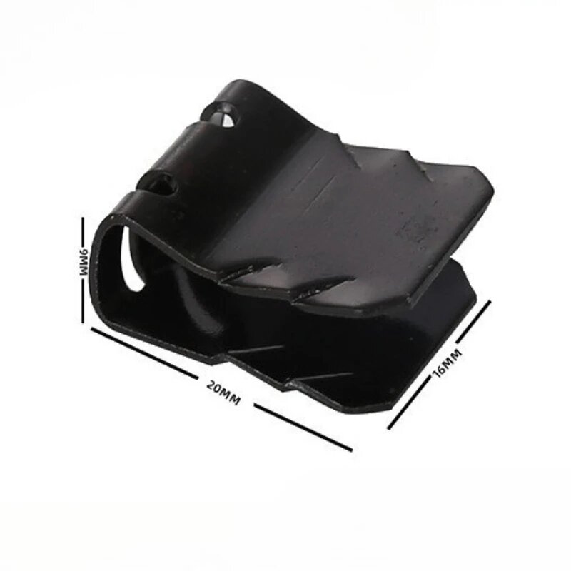 10 шт, крепежные зажимы для брызговика автомобиля, автоматическая защита двигателя, U-образная пряжка, зажим для мотоцикла, грузовика, крыло, металлическая фиксированная пряжка, крепеж