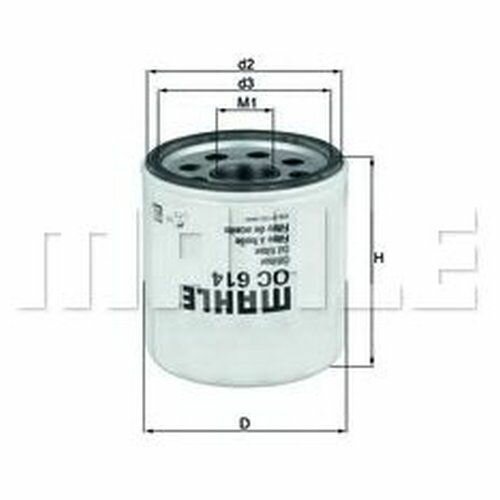 Фильтр масляный Knecht/Mahle oc614