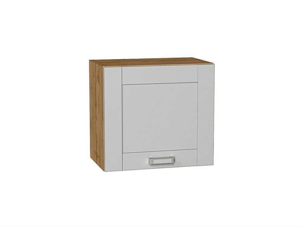 VVT Шкаф верхний горизонтальный Лофт Дуб Вотан, Grey Silk, 460, 500 В*Ш*Г 458*500*320, фасад МДФ Grey Silk, корпус Дуб Вотан Grey Silk
