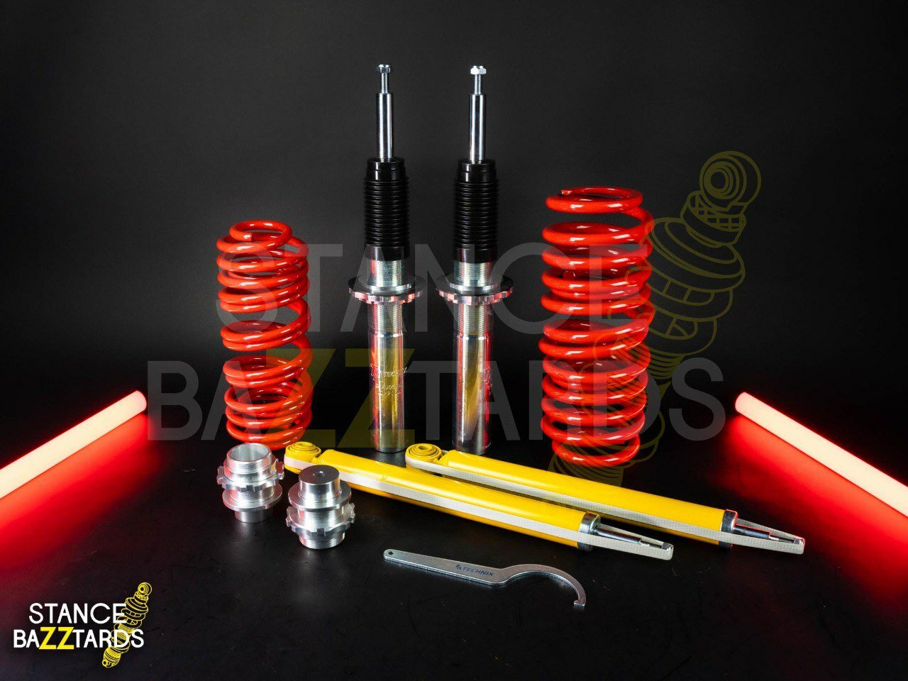 Комплект винтовой подвески койловеров TA Technix EVOGWAU05 Audi A5 B8 (вкл Sportback, Cabrio), 2007- , с регулировками высоты