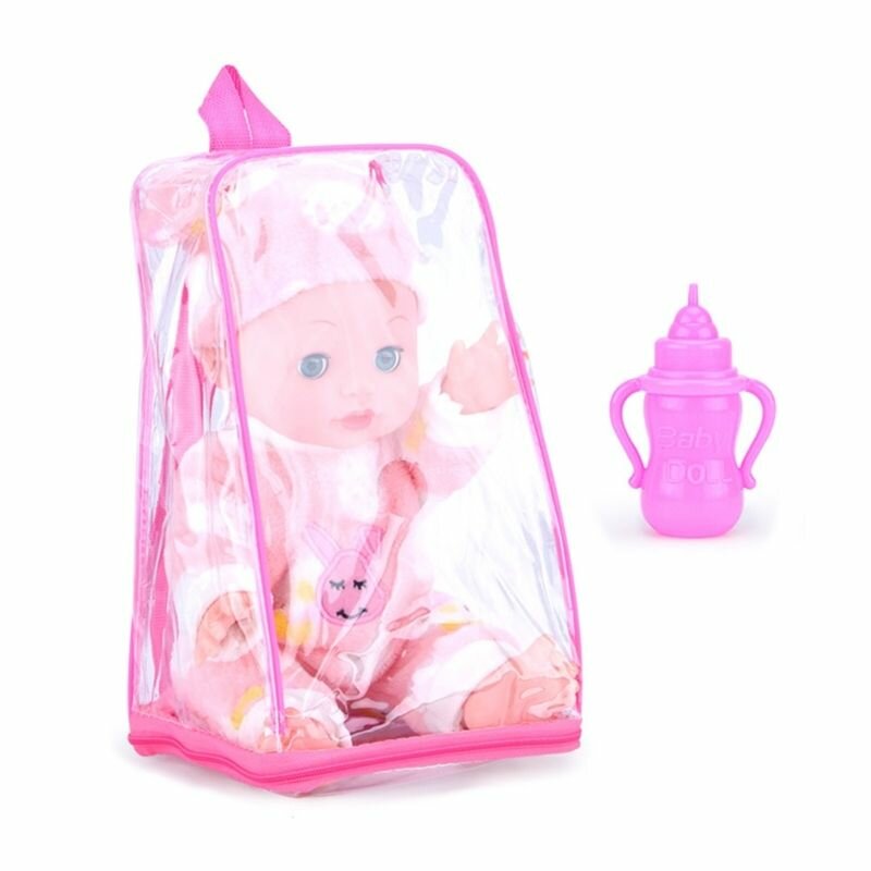 Имитационная говорящая кукла baby rebirth doll-6 маленьких забавных рюкзачков 06