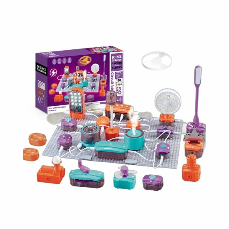 Электронный конструктор 53 детали 151 эксперимент