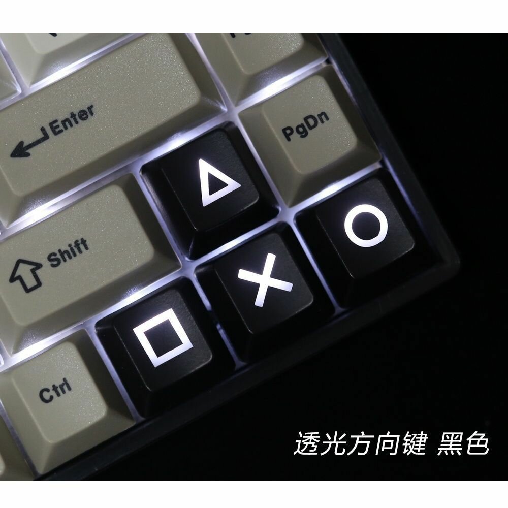 ABS материал прозрачный пиксель любовь esc wasd клавиши со стрелками персонализированная механическая клавиатура mx