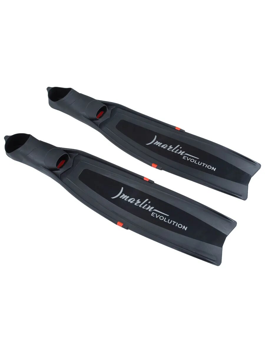 Ласты для фридайвинга я мягкой лопастью Marlin EVOLUTION Black, р. 45-46