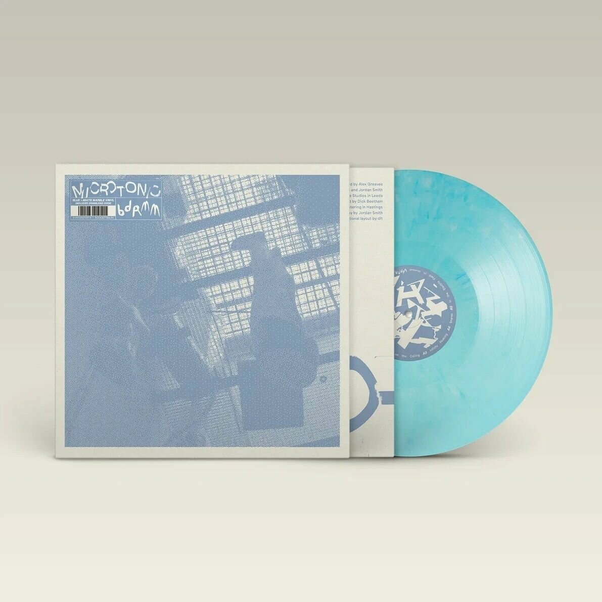 Виниловая пластинка bdrmm - Microtonic (LP, 2025, Rock Action Records) blue & white