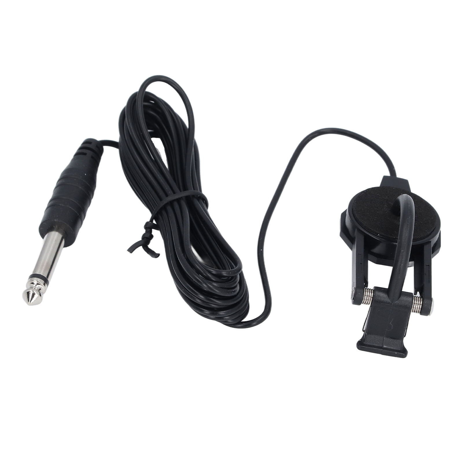 Клипсовый пикник для скрипки акустический портативный бездырный патч из ABS и металла, черный цвет, 1 шт.