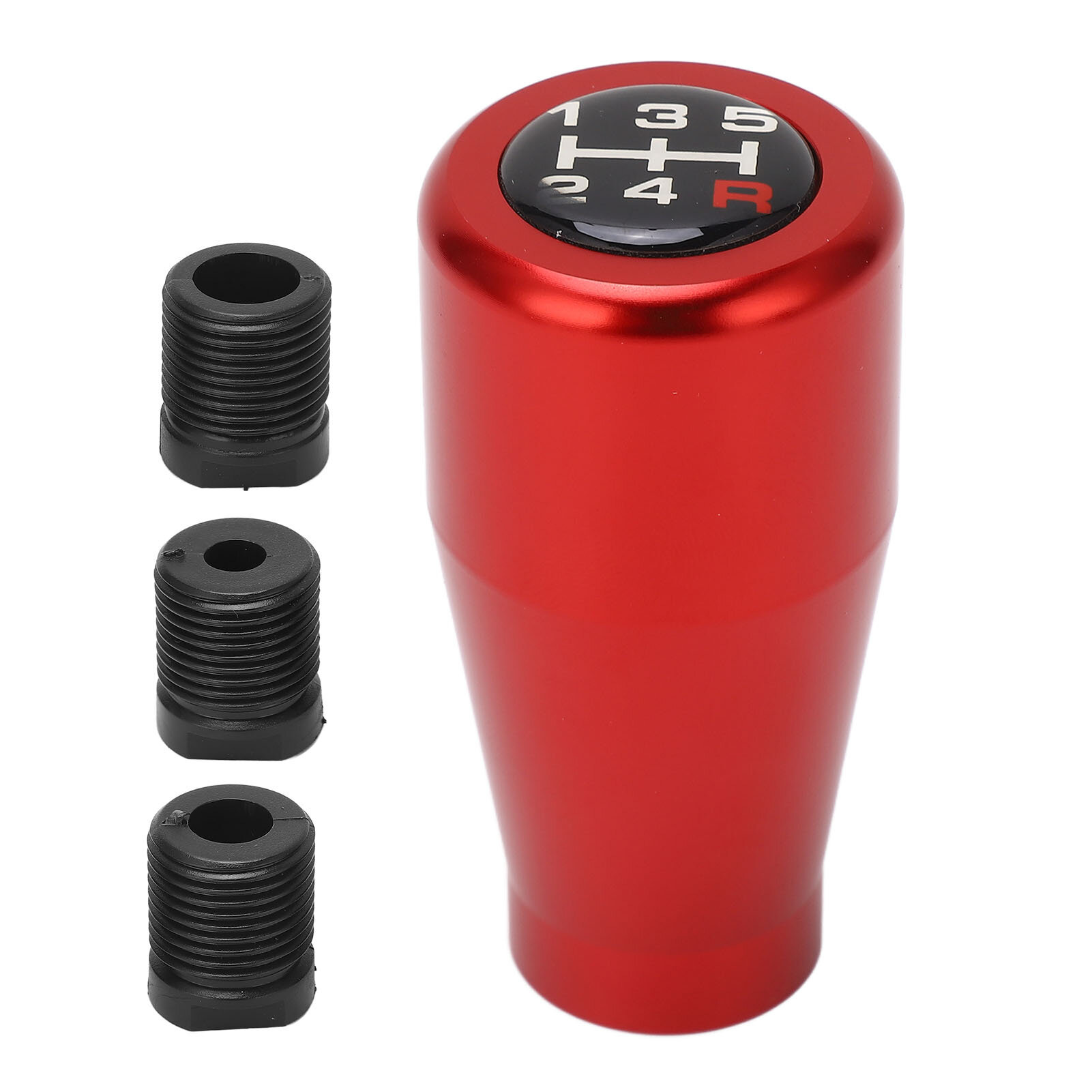 Рукоятка рычага переключения 5-ступенчатой коробки передач, алюминиевая, надежная, прочная, с головкой M8 M10 M12, подходит для большинства автомобилей с механической коробкой передач, красная.