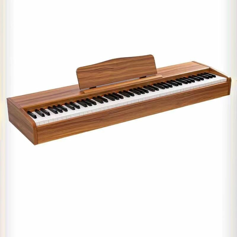 Синтезатор, электропианино, 88 клавиш, полувзвешенный, массив дерева, имитирует звук фортепиано, коричневый