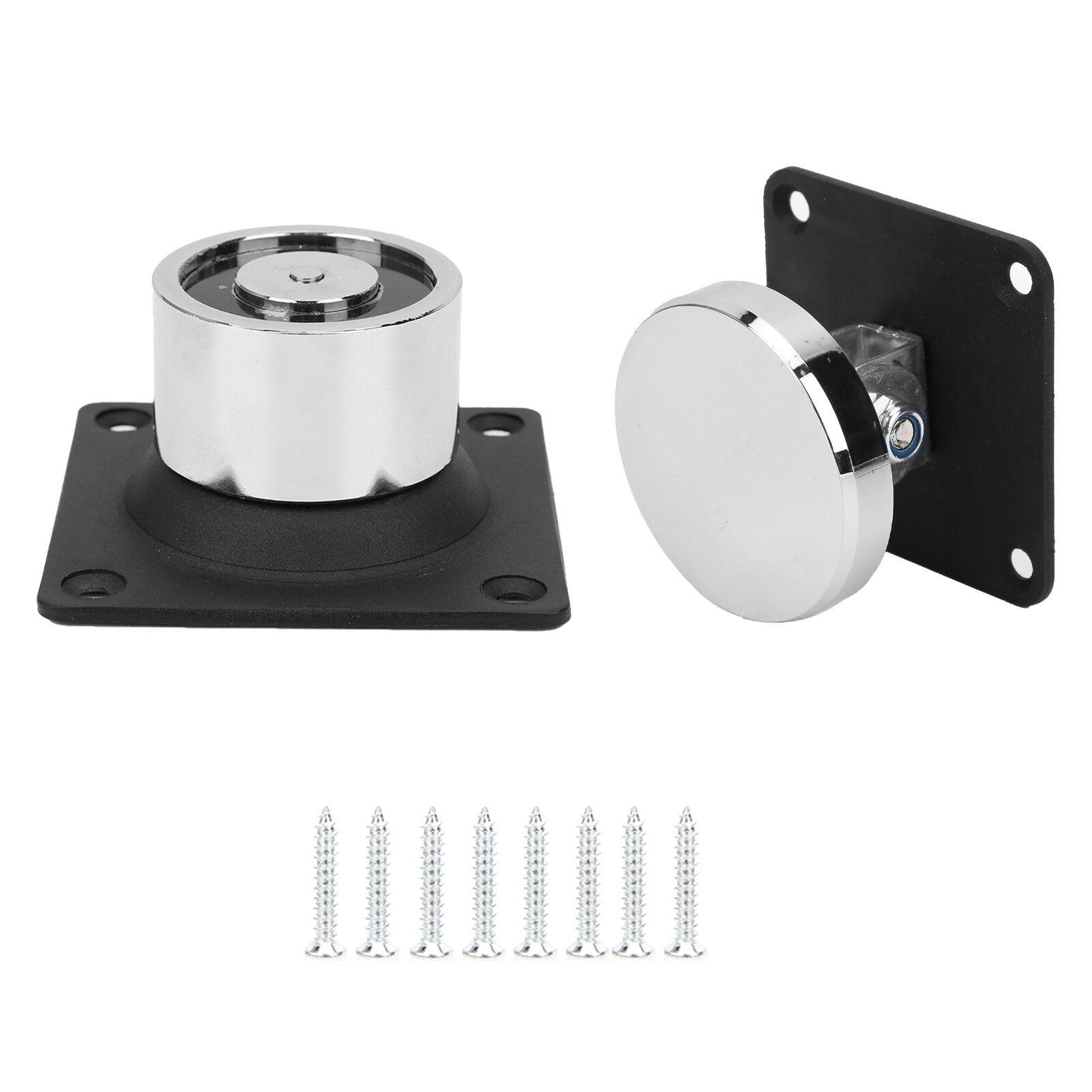 Электромагнитный дверной держатель 12–24 В, 132,3 фунта, прочный ограничитель на присоске для деревянных и железных дверей.