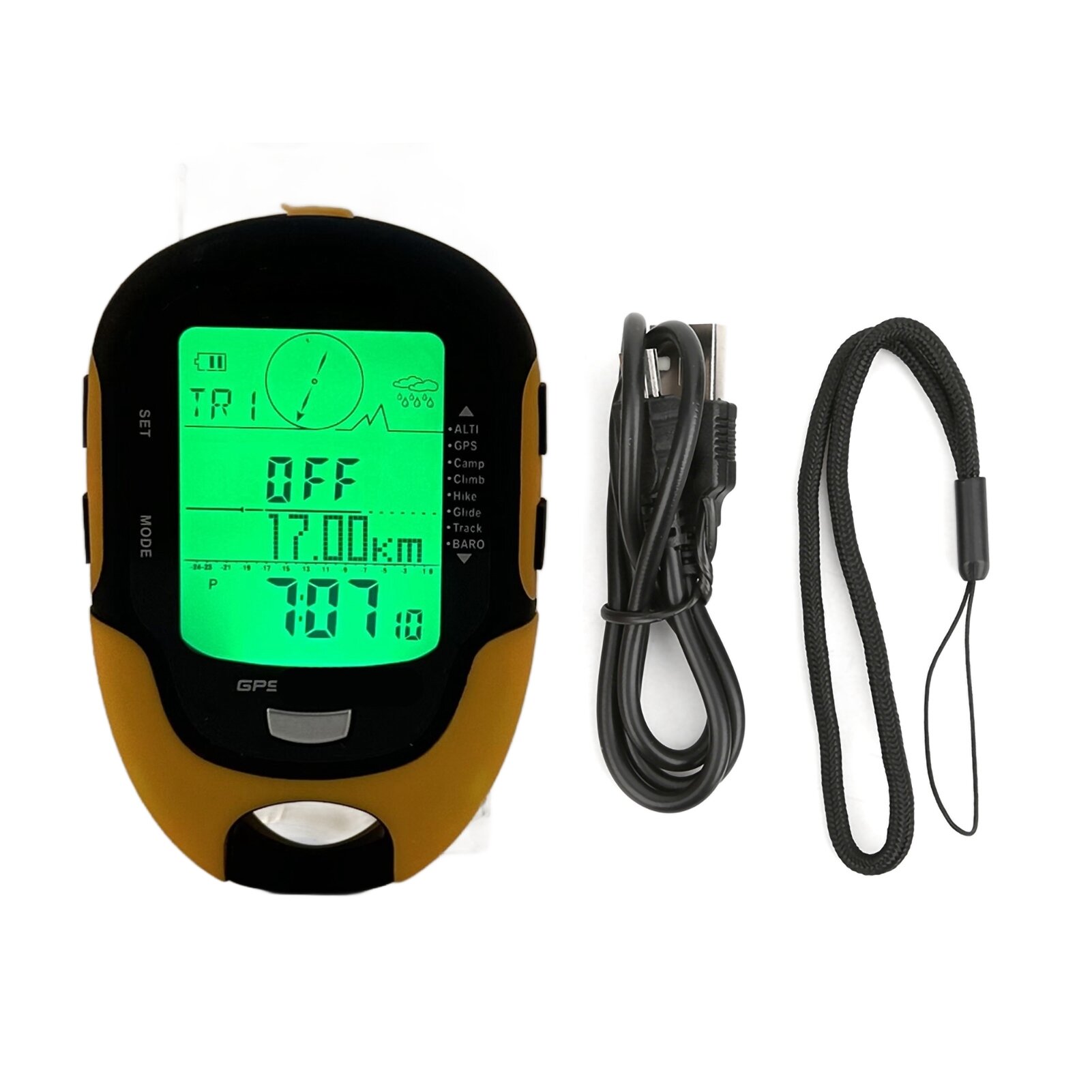 FR510 ABS IPX4 Водонепроницаемый Навигационный Высотомер с Компасом GPS для Открытого Воздуха