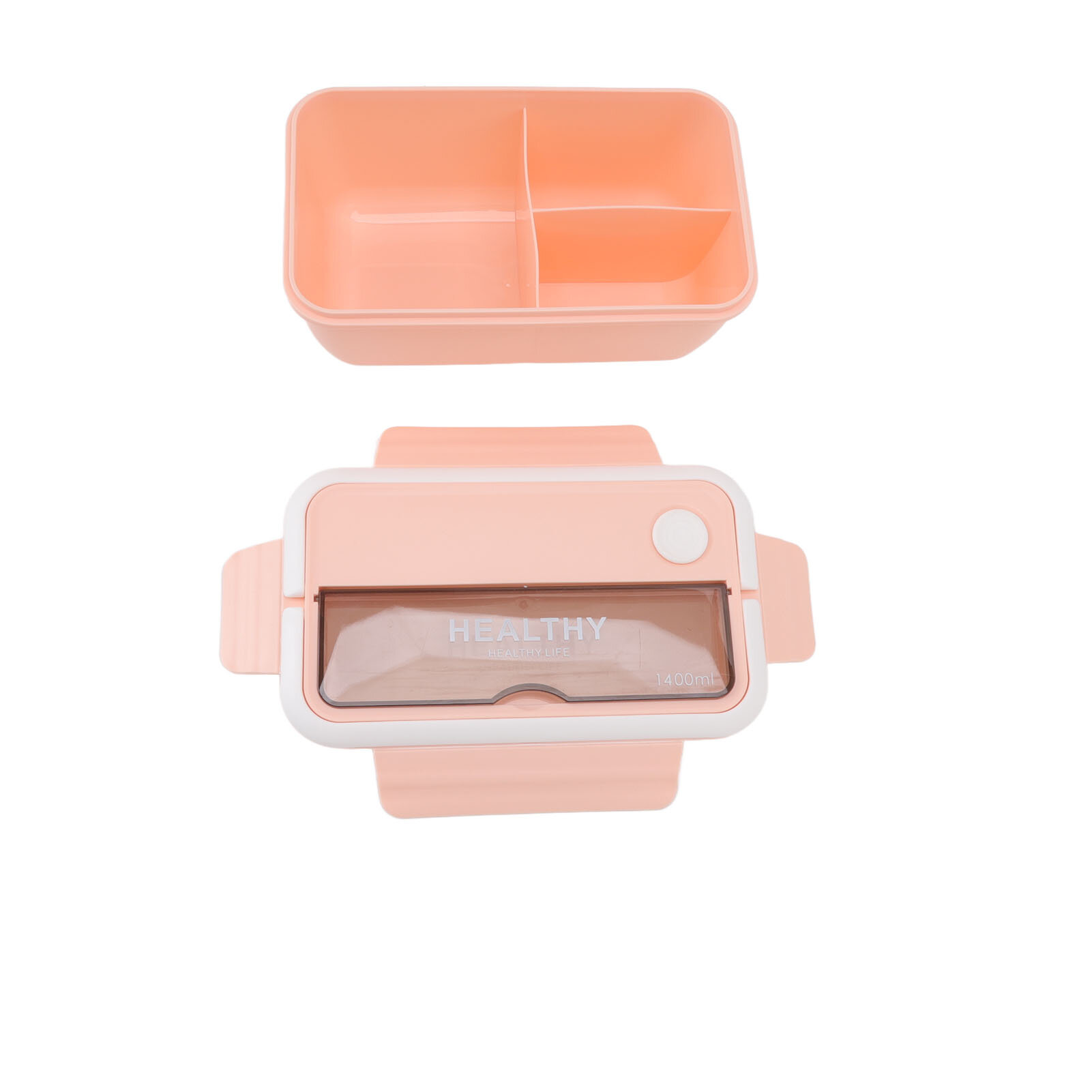 1400 мл Bento Box портативный с разделителем большой емкости безопасный для микроволновой печи японский контейнер для обеда для студентов офис розовый