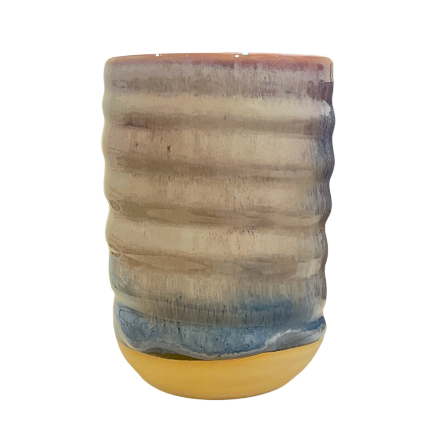 Стакан спираль «Закат с синим», керамика, 500 мл