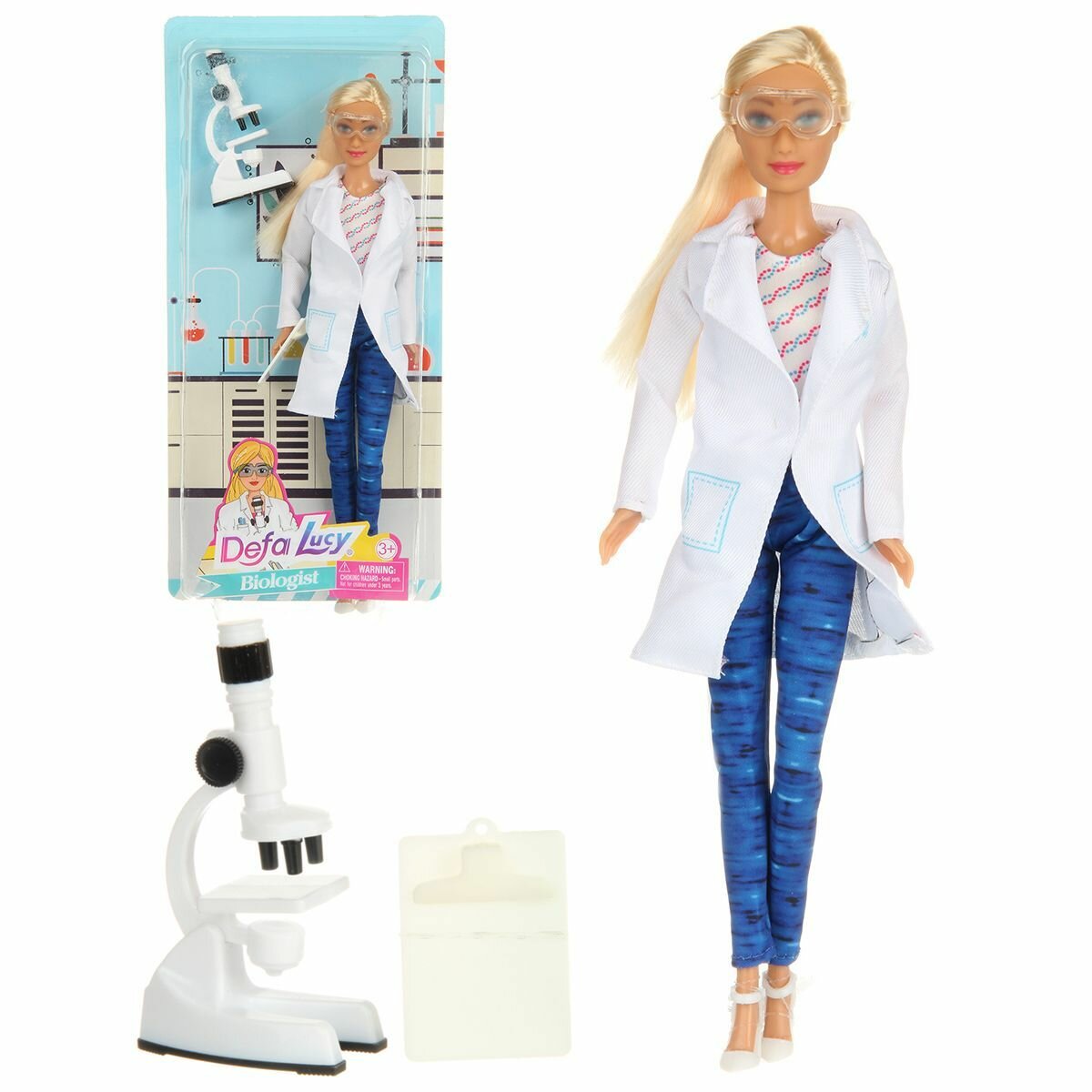 Кукла Люси доктор-биолог 29см 133594