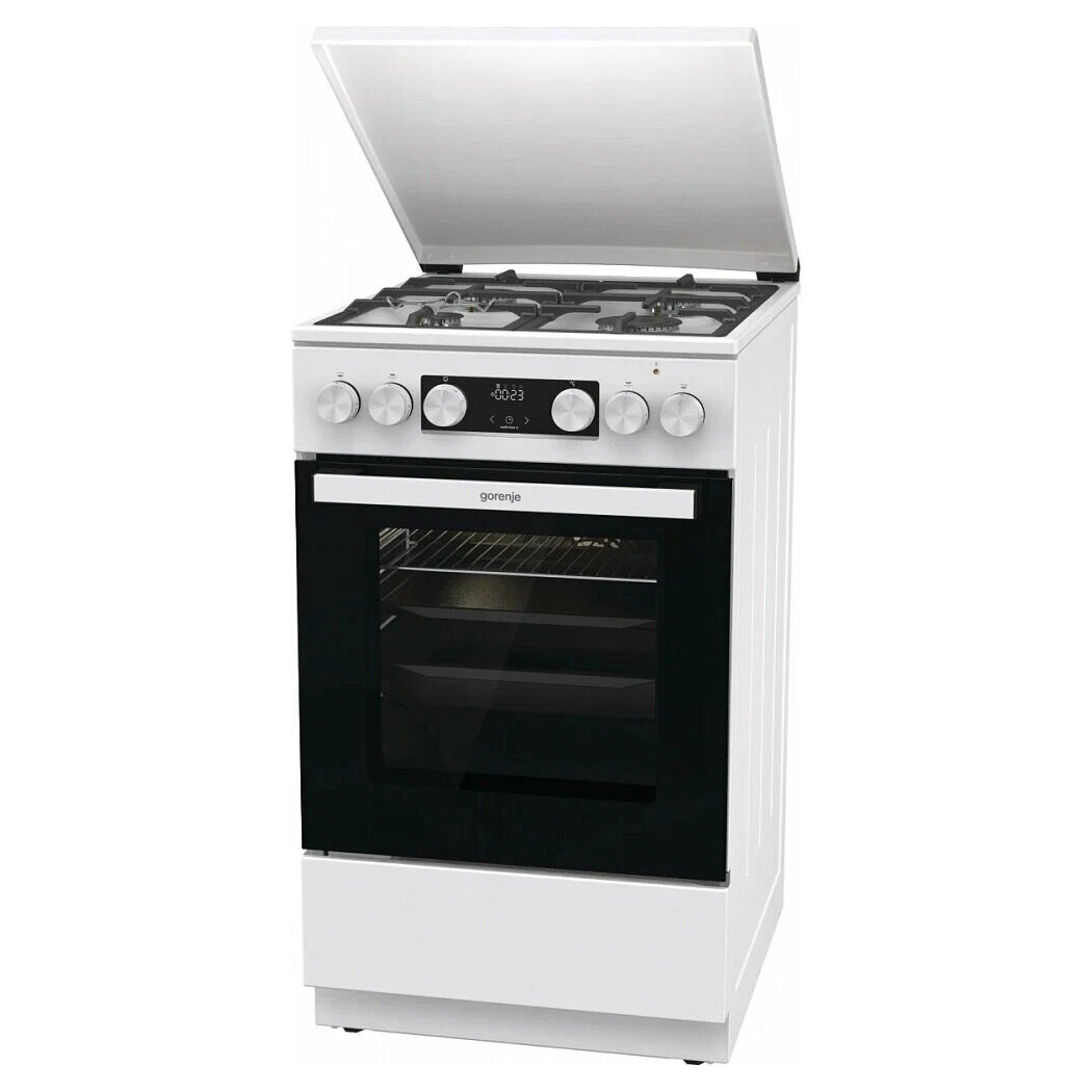 Плита комбинированная Gorenje GK5C42WF-B 4 конфорки, духовка электрическая 52 л