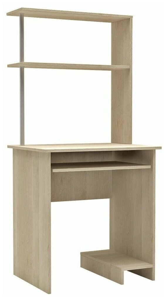 Стол компьютерный Матеуш 1 деревянный 70,4х151,2х55,2 см, ясень шимо светлый