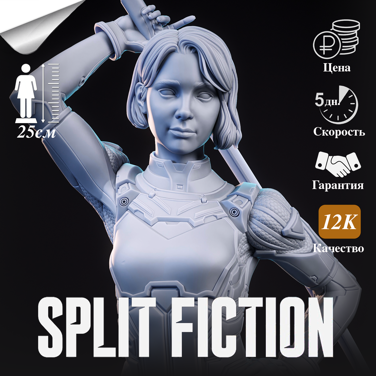 Фигурка Мио (Mio) из игры Split Fiction