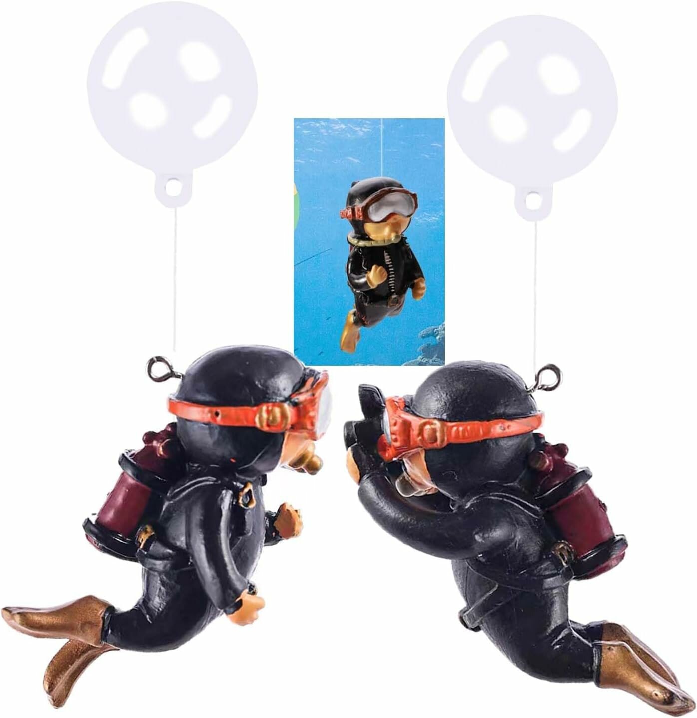 Украшения для акваскейпа в виде аквариума (2 штуки)