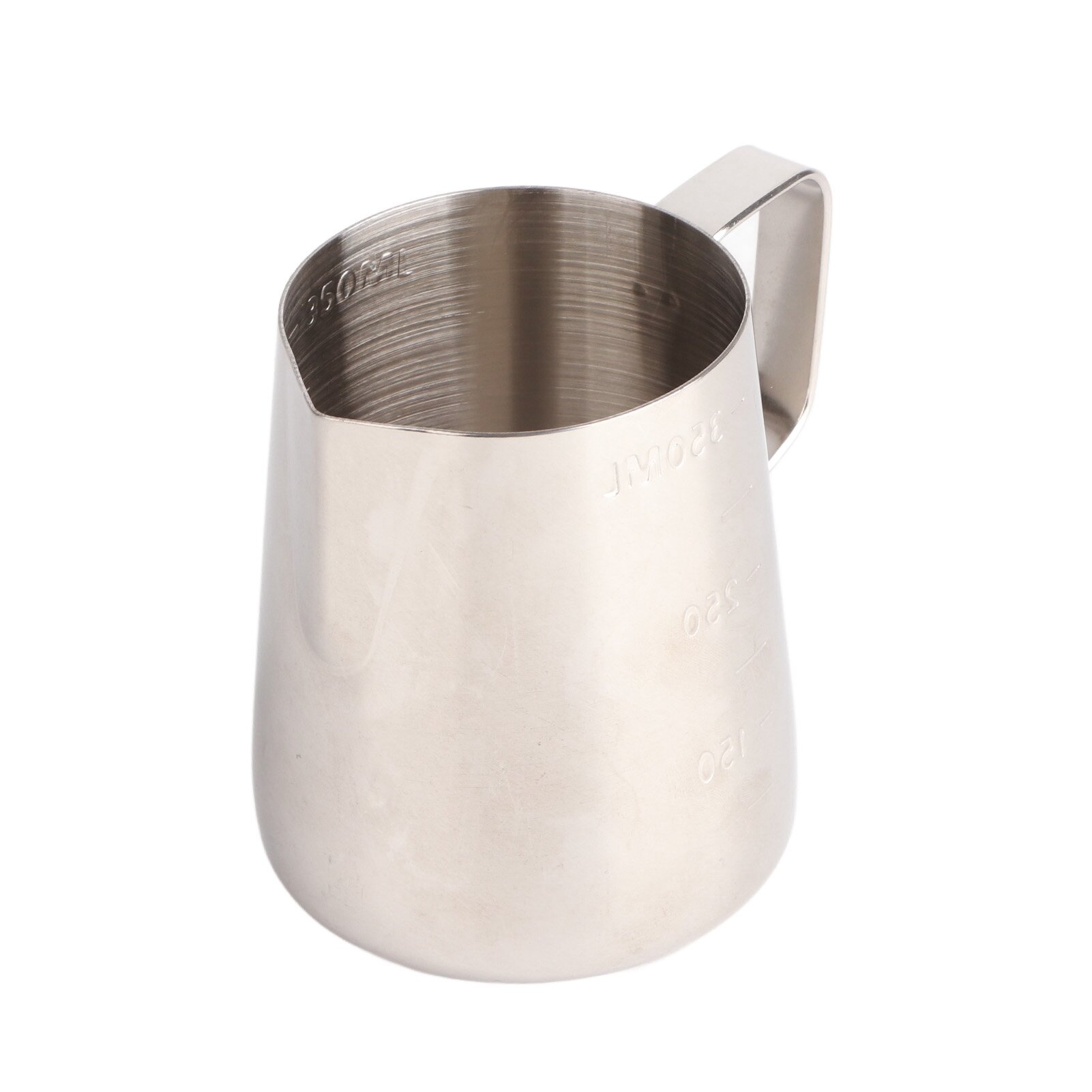 Кувшин для вспенивания молока, утолщенная нержавеющая сталь, чашка для кофе, латте, художественный кувшин с двухсторонними весами, 350 мл