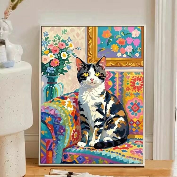 Вышивка крестом, набор для вышивания крестом, канва 11CT 40x50 см, полная зашивка (без подрамника, без рамы)