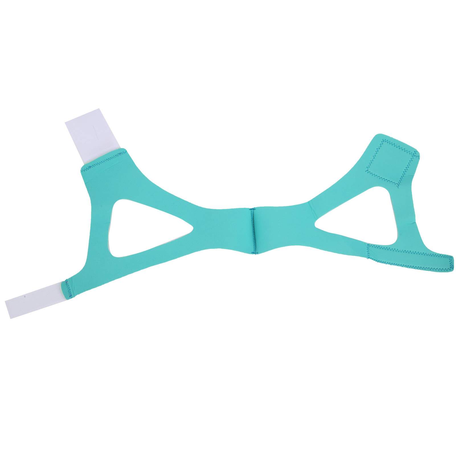 AntiSnoring Chin Strap Elastic Breathable Stop Snoring Jaw Support Belt for Adults(Blue Green )