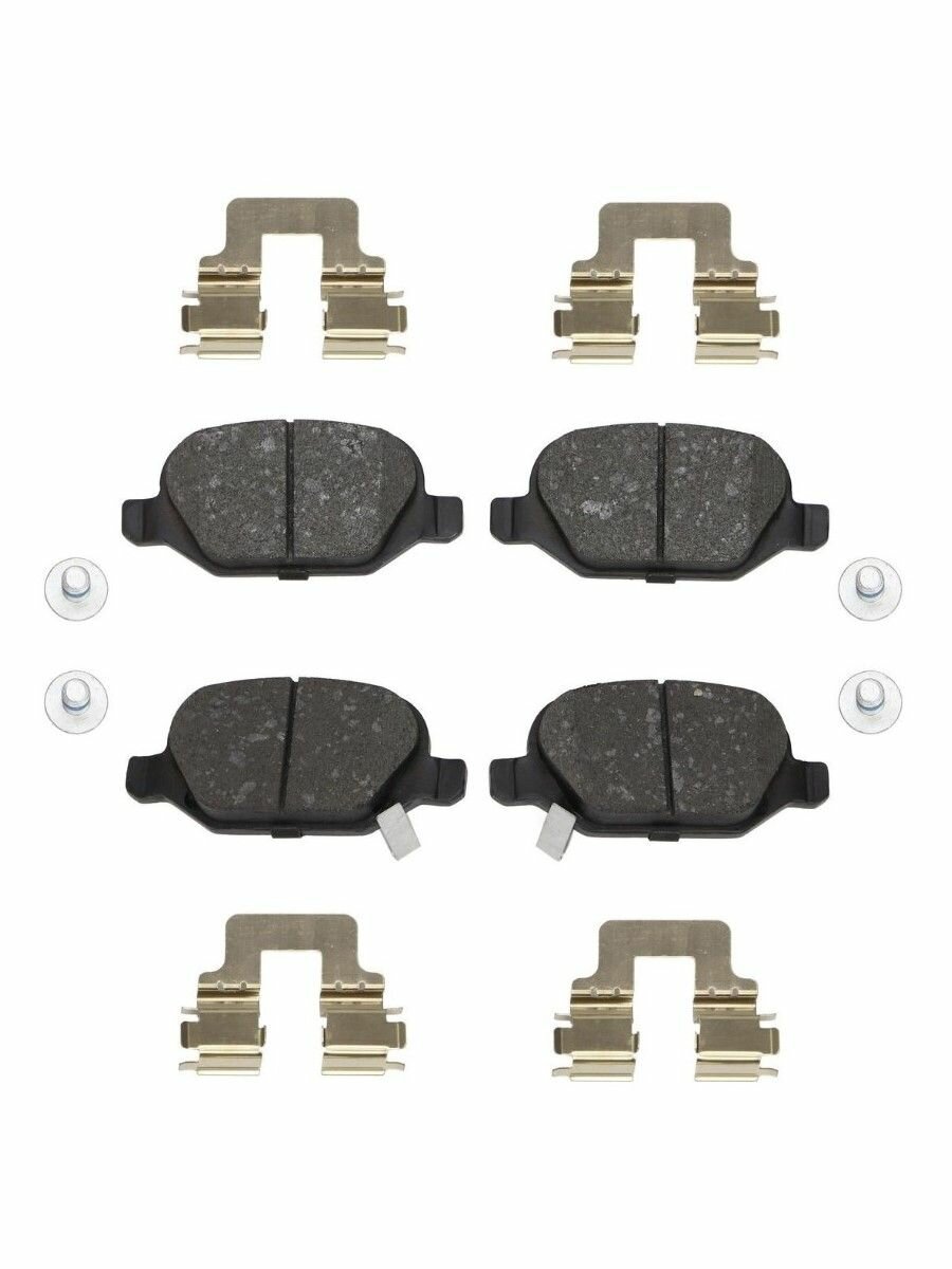 Колодки тормозные дисковые задние для а/м Fiat Panda, Blitz BB0770