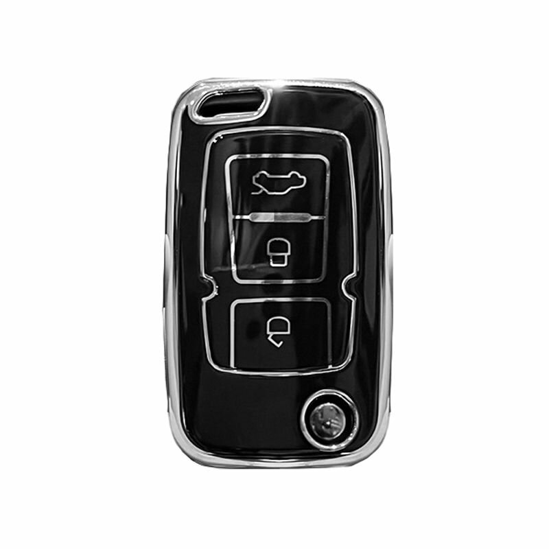 Силиконовый чехол для автомобильного ключа Geely Emgrand EC7 Emgrand 7 черный