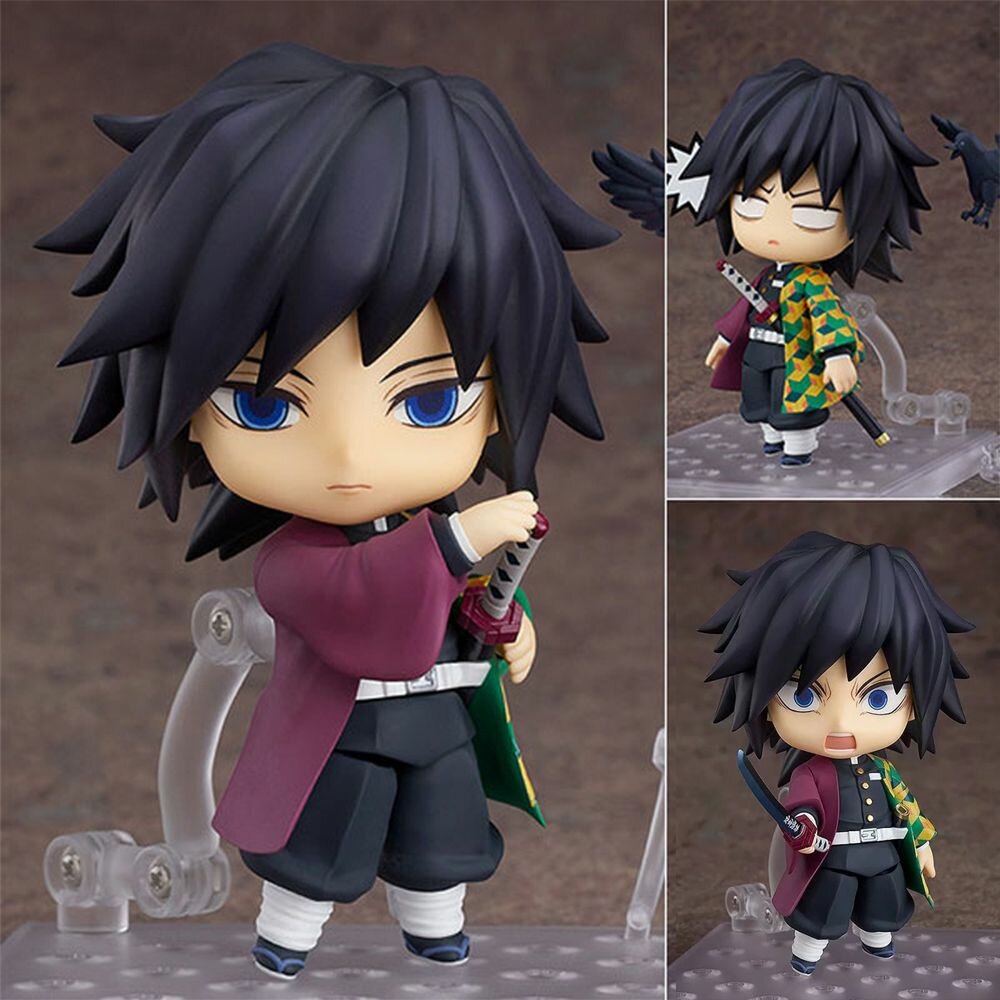 Фигурка Клинок рассекающий демонов Гию Томиока / Demon Slayer Giyuu Tomioka Подарки для болельщиков 10 см