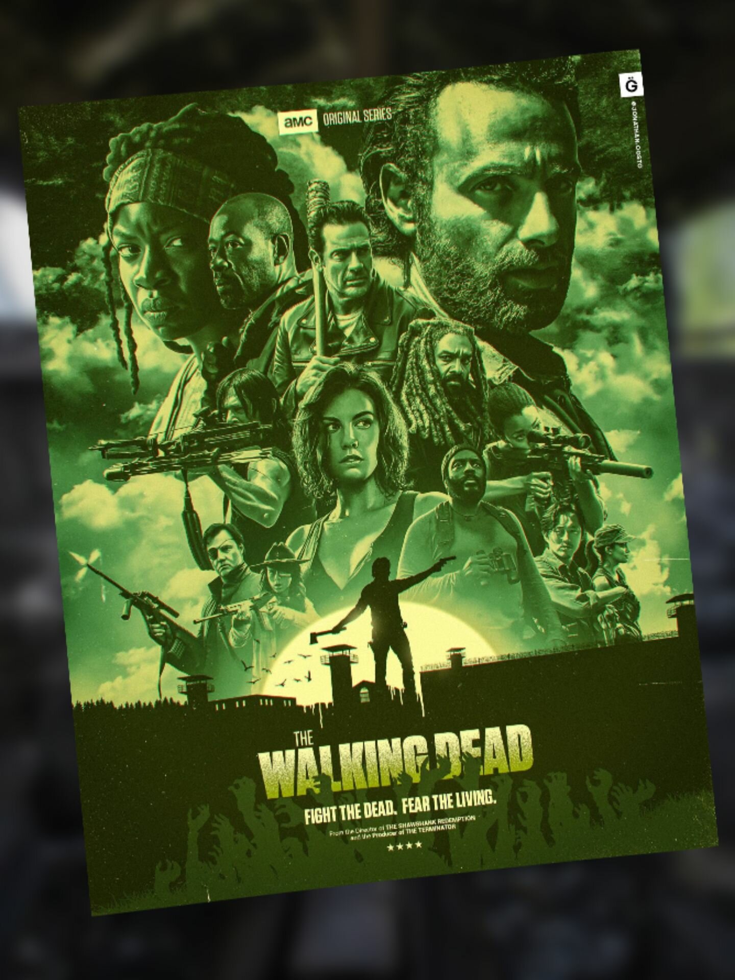 Постер "Ходячие мертвецы", формата А3, 42x29 см, глянцевый, фотобумага