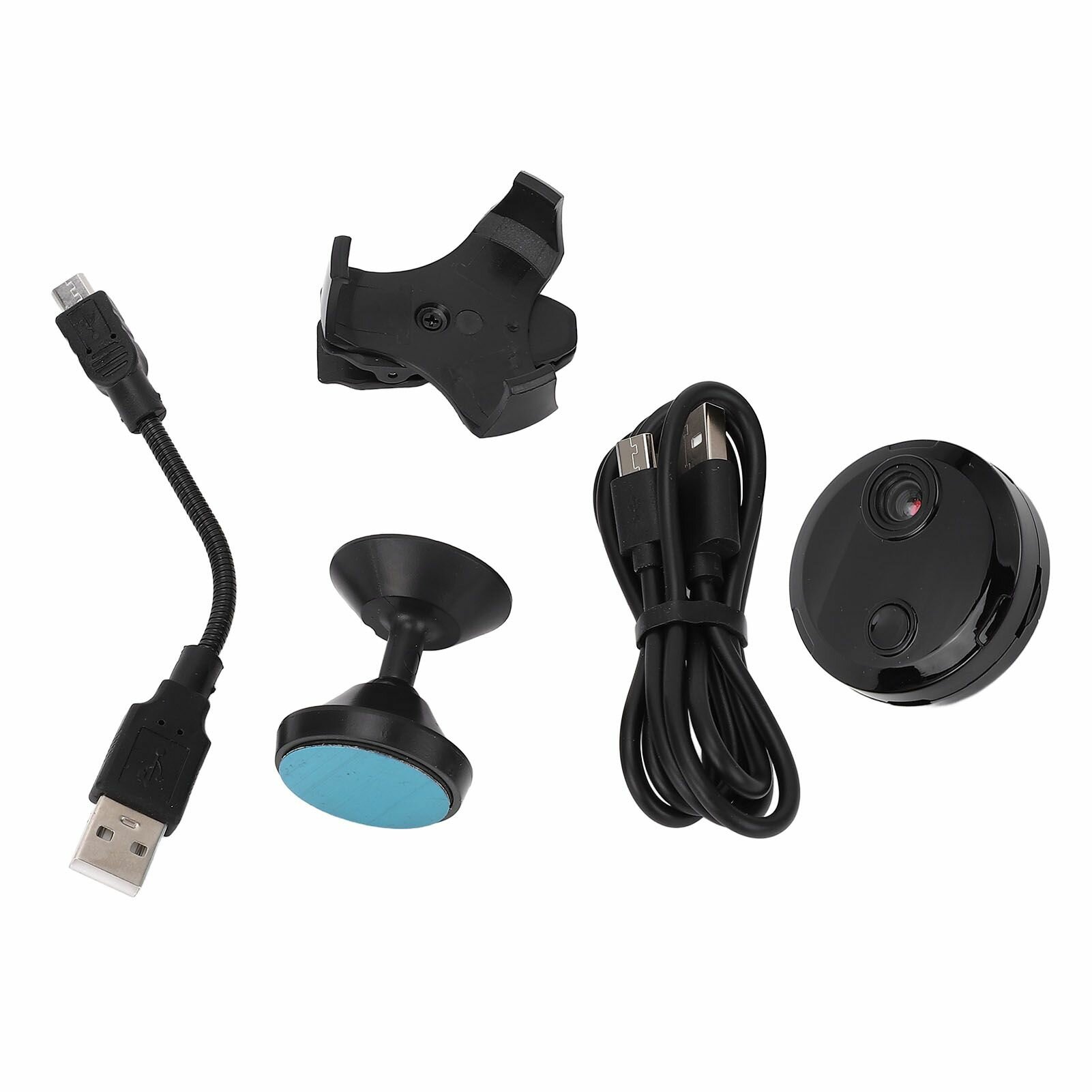 Беспроводная мини-камера безопасности HD 1080P с инфракрасным ночным зрением, идеальна для дома, офиса и автомобиля