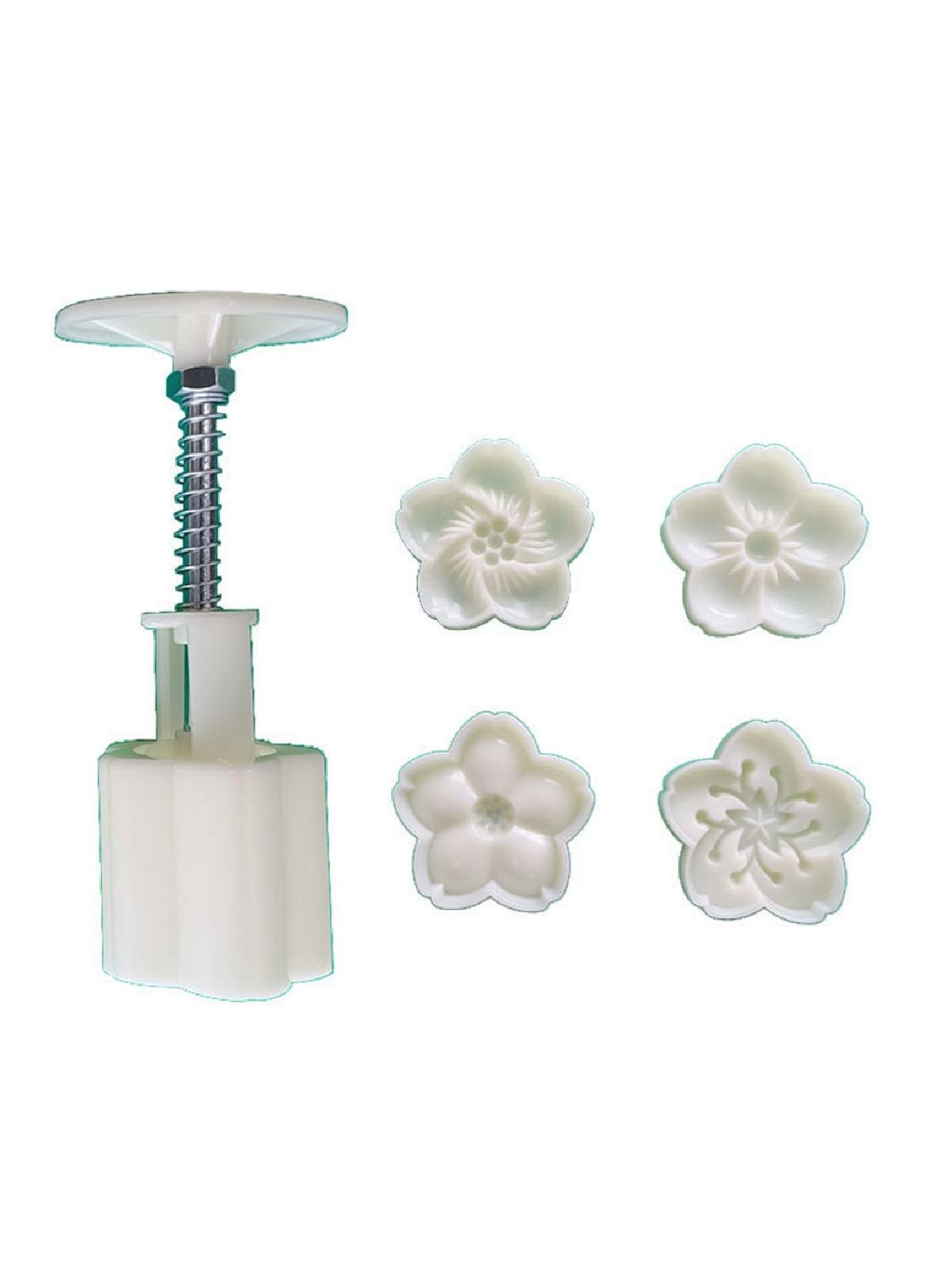 Инструмент для изготовления печенья «Лунный пирог» с цветущей вишней, пресс для бомбочек для ванны, праздничные украшения своими руками, ручная форма для торта