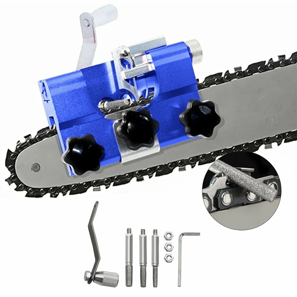 Точилка для цепных пил, Заточка для бензопилы, Напильник для заточки цепей, Сопряжение 3 шт круглый напильник