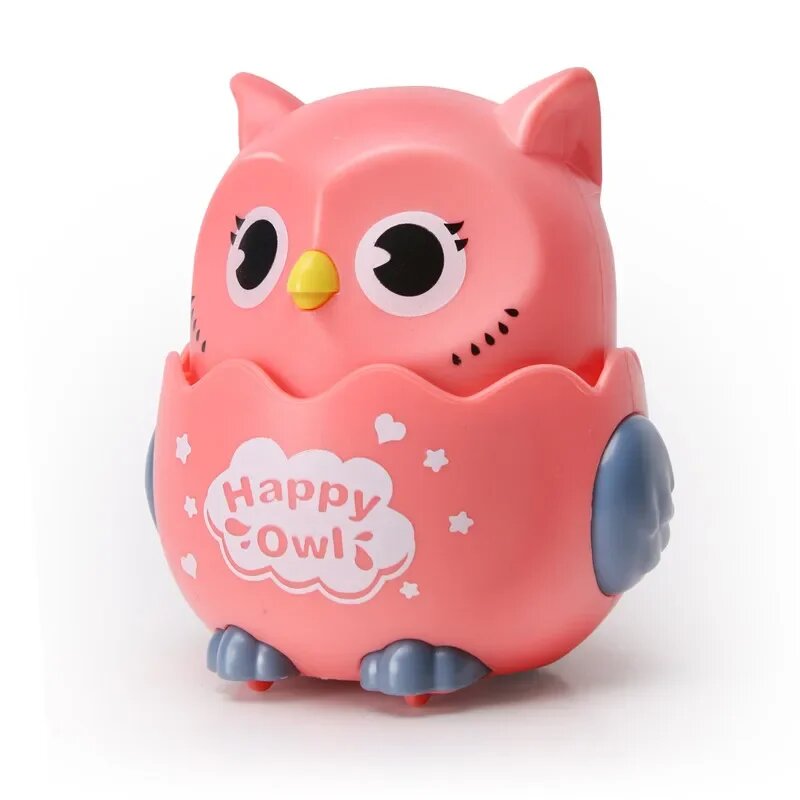 Заводная сова Pink, игрушка для детей