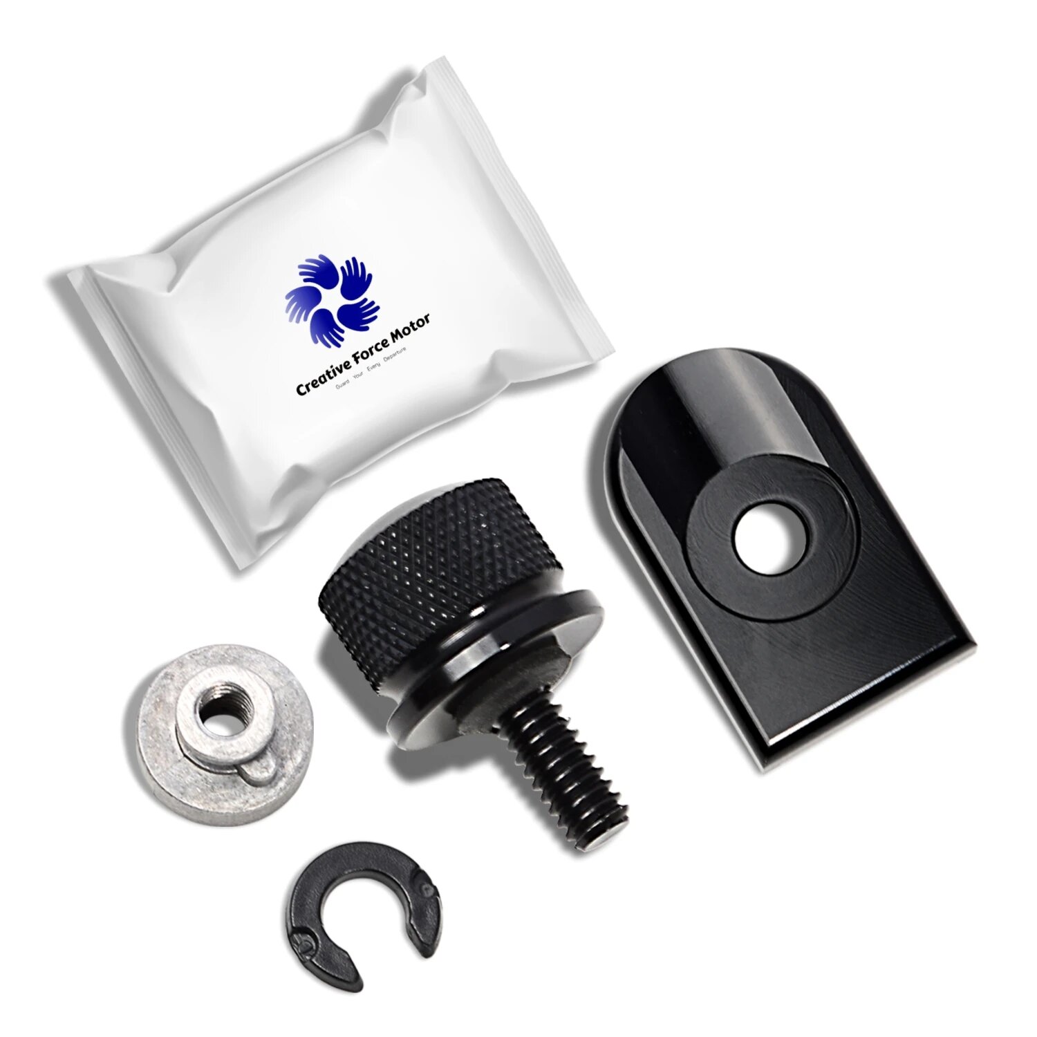 Болт сиденья заднего крыла, гайка, винт, крепление для мотоциклов, крышка ручки для Black Set A