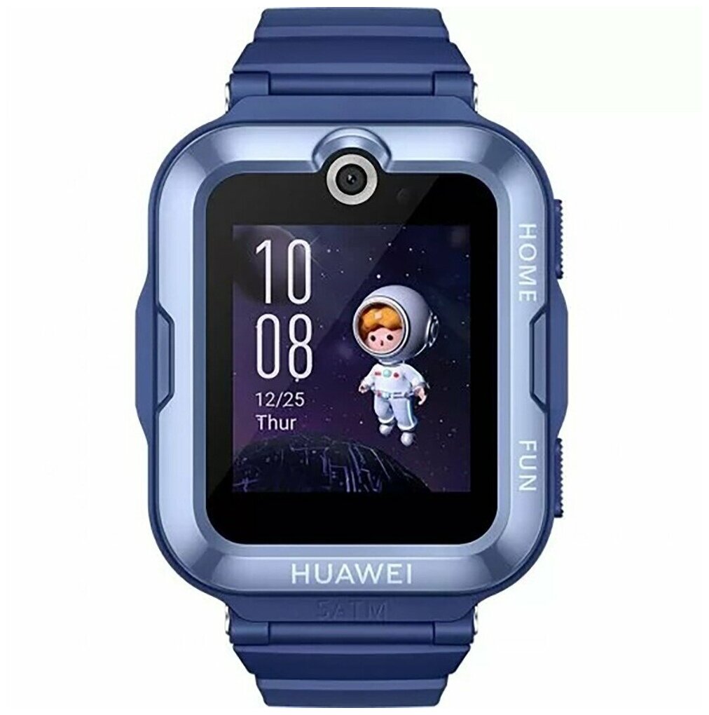 Смарт-часы HUAWEI Kids Watch 4 Pro, экран AMOLED, защита IP68, Bluetooth 5.0, синие