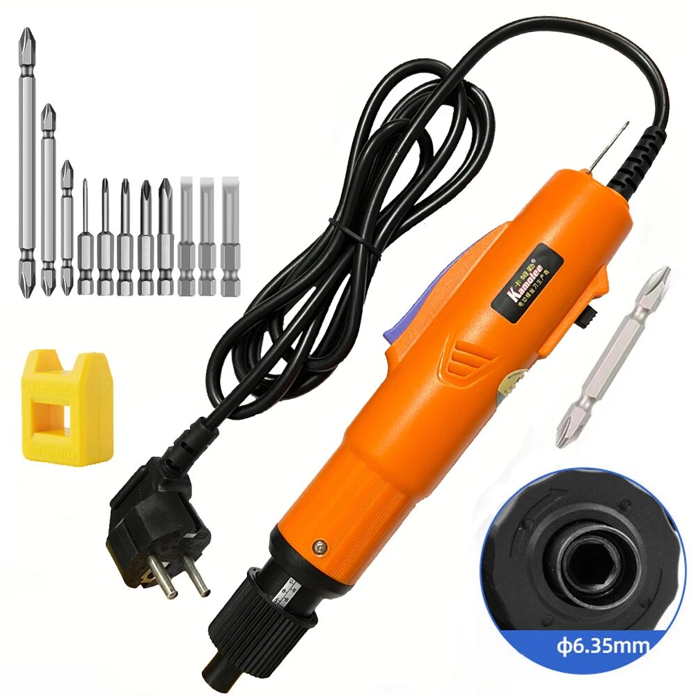 Электрическая отвертка FX8 оранжевая 220В