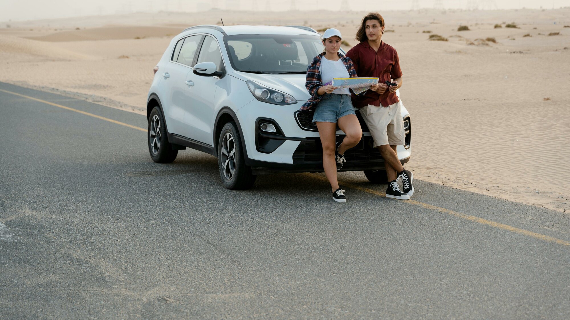 Картина на холсте 60x110 LinxOne "Автомобиль, интерьер для дома / декор на стену / дизайн