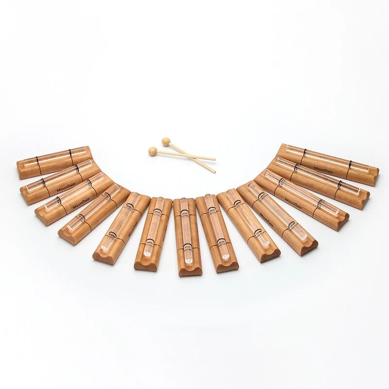 Хрустальные колокольчики для йоги и медитации A set of 7pcs