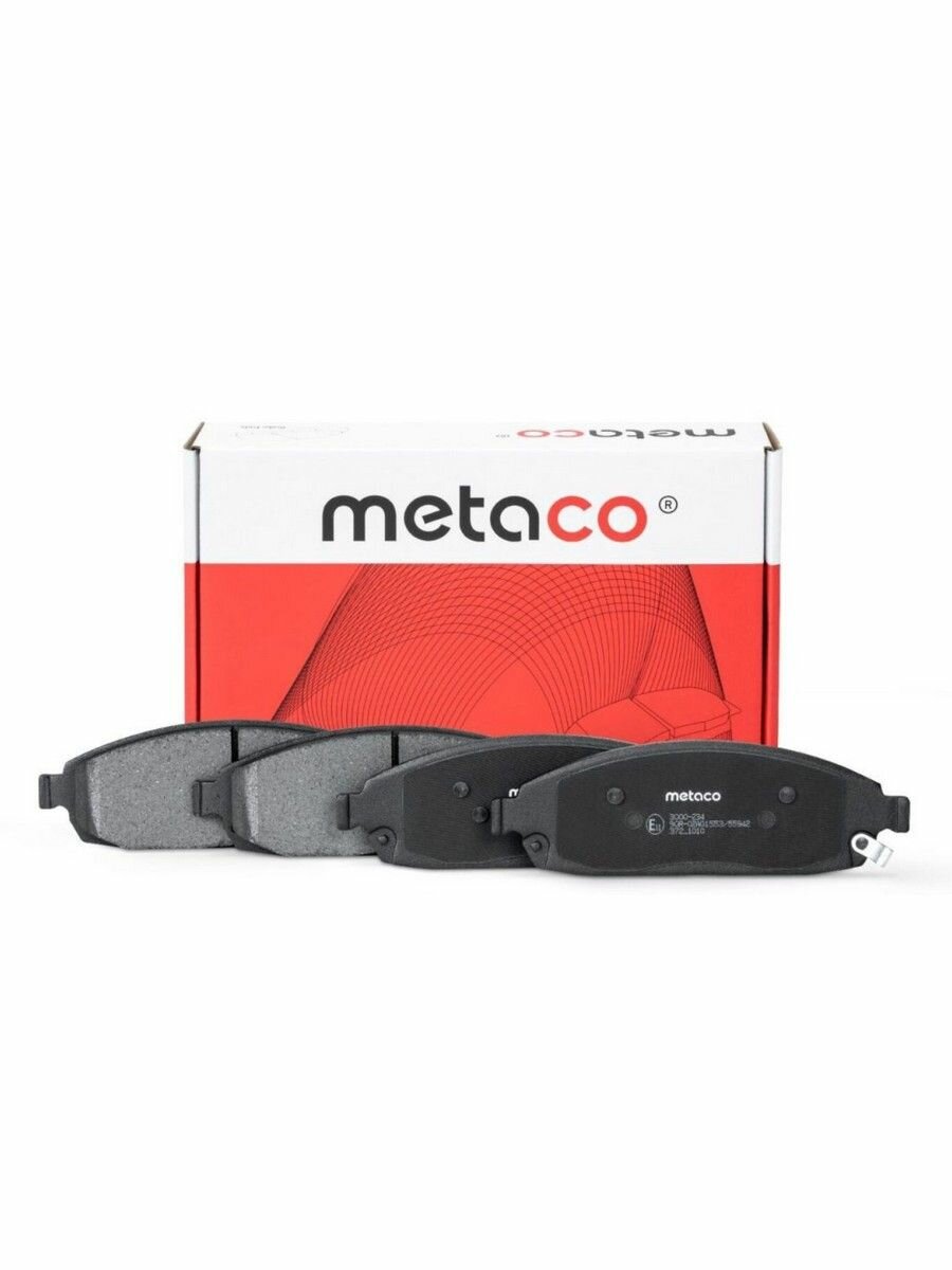 Колодки тормозные дисковые передние для а/м JEEP Grand Cherokee, Commander, Metaco 3000234