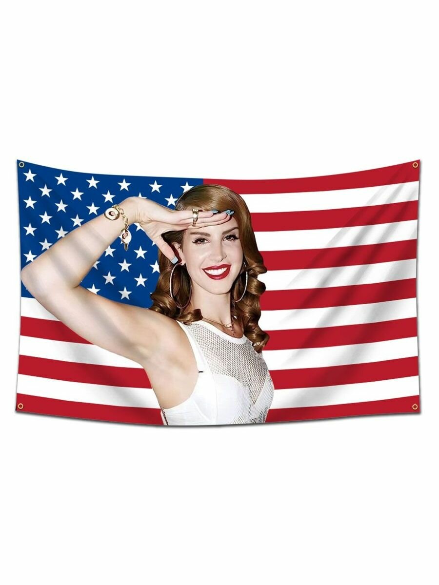 Флаг лана дель рей/ Lana DelRey flag 90x150cm