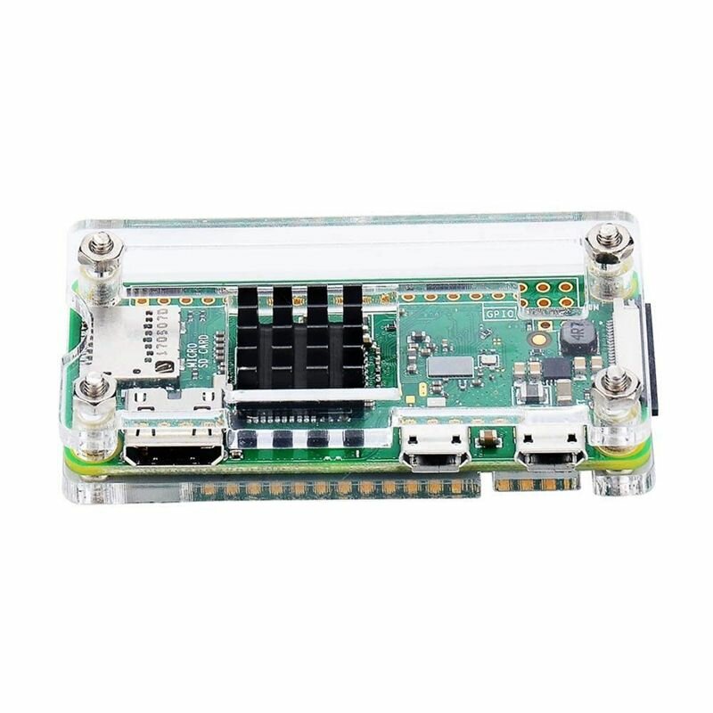 Комплект акрилового чехла 4 в 1 MyPads для Raspberry Pi W и Pi Zero с радиатором