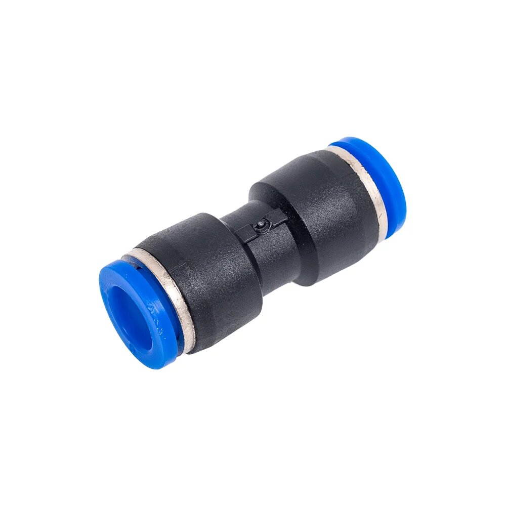 Фитинг прямой трубка 8 мм-8 мм, пластик BlackWeld 5302bw