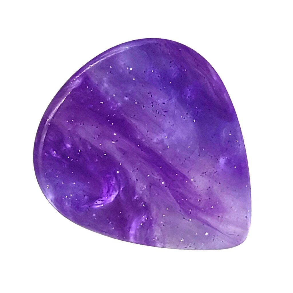 Гитара, электрогитара, полимерные пики, индивидуальные пики-Фиолетовый Luo Blue