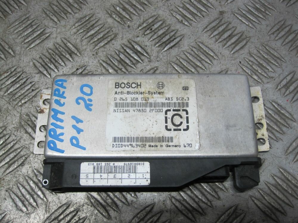 Блок управления ABS Nissan Primera P11E 1995-2002 0265108013