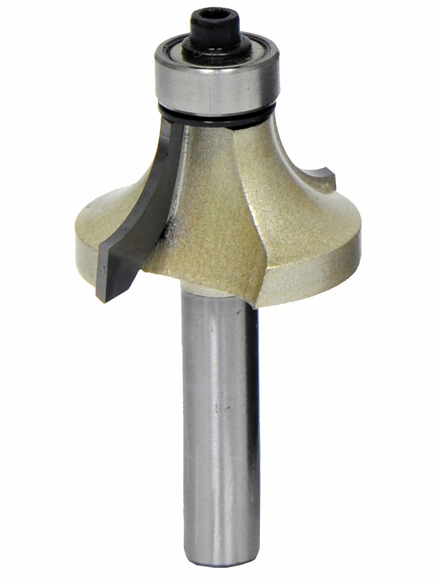 Фреза по дереву карнизная с подшипником хвостовик 8 мм, R9.5х16мм, подшипник Ф12,7мм