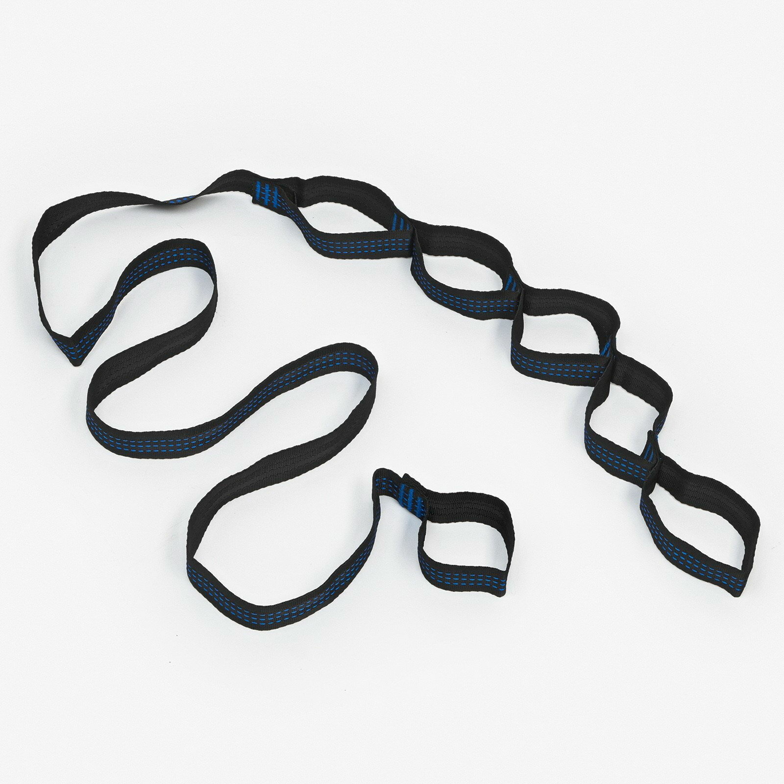 Стропа туристическая, усиленная, 2 м, цвет: чёрный, крепление: петля