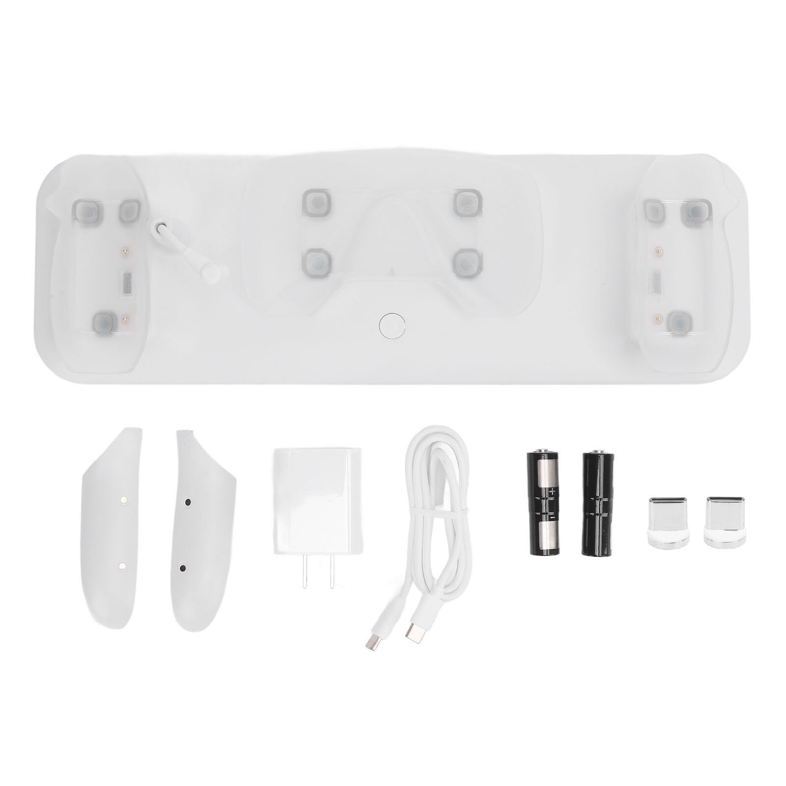 Док-станция для быстрой зарядки 3S PD 18 Вт с RGB-подсветкой, магнитная подставка для зарядки, гарнитура, контроллер, 2 перезаряжаемые батареи 1800 мАч, вилка стандарта США.