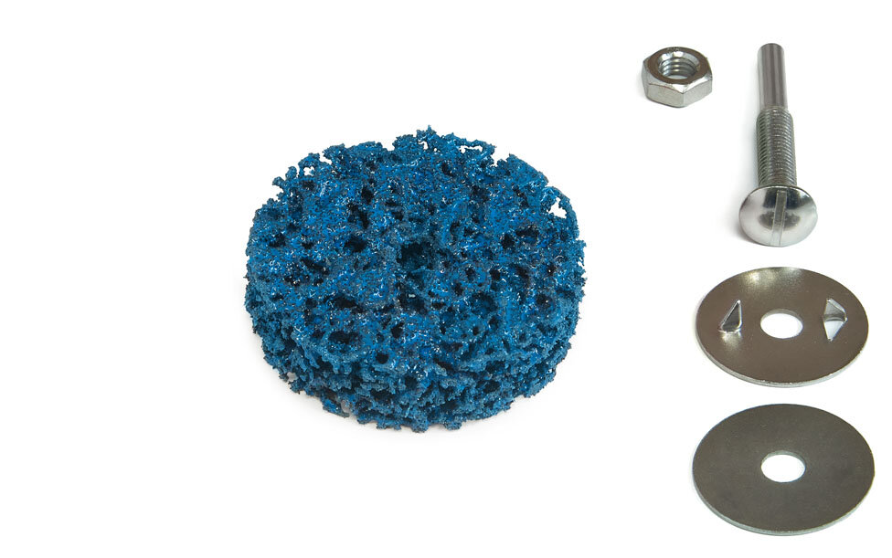 Коралловый диск под дрель D 50 мм (синий)