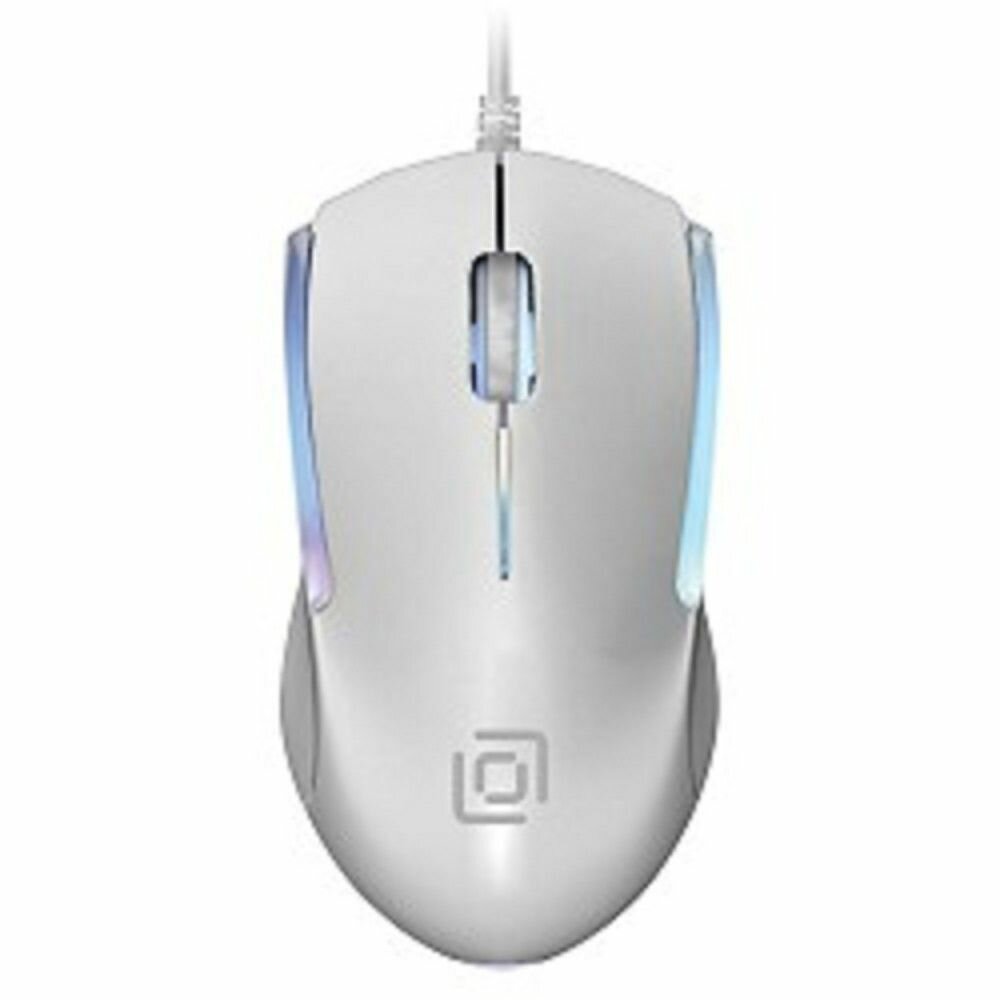Oklick Мышь 245M белый оптическая 1000dpi USB 3but 471480